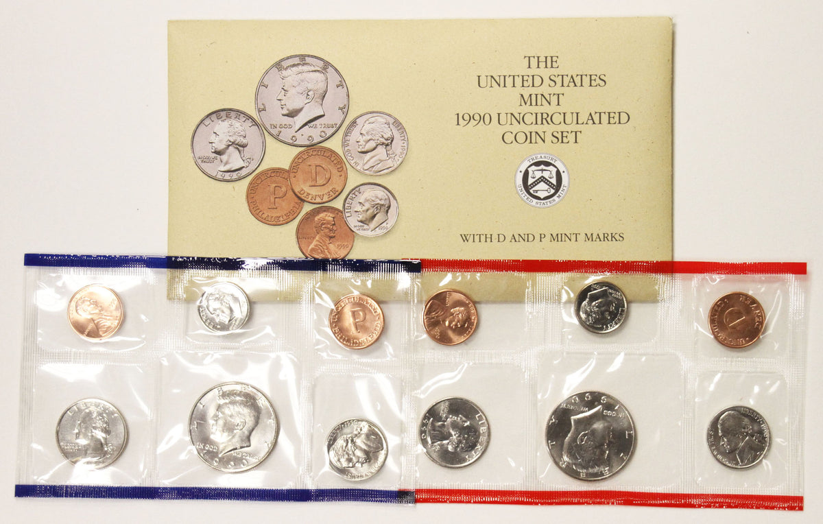 1990 Mint Set – Mid-Michigan Coin and Jewelry